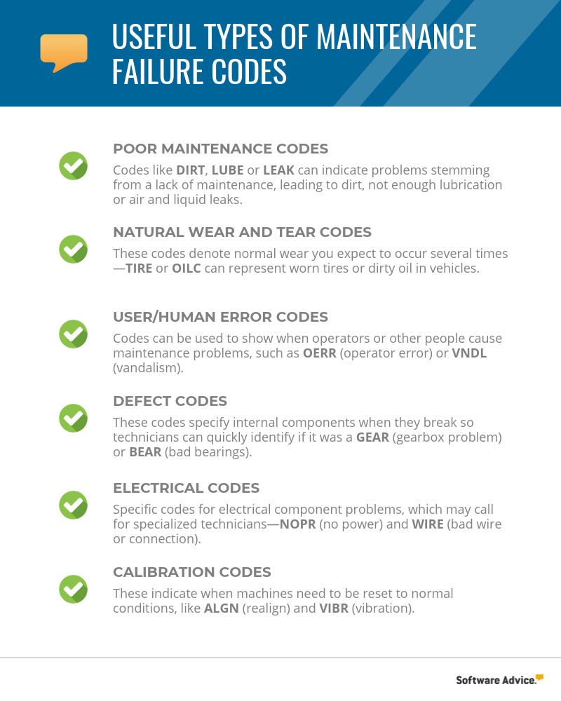 Work Order Management Best Practices: Failure Codes