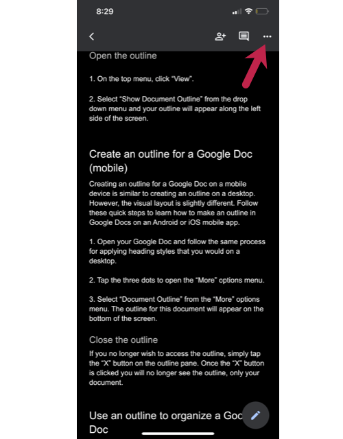 How To Use Google Docs Outline | Step by Step Guide | Software Advice